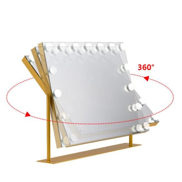 Quality Custom Tabletop Vanity Rechargeable Mirror Light LED for sale