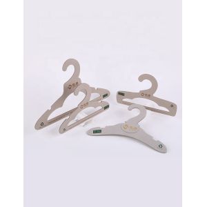 Quality Recycled Kids Clothing Paper Hanger Cardboard Baby Clothing Hangers Custom for sale