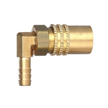 Quality Moldmate Series Angled Hose Barb Coupler 1/4"-3/4" For Mold Coolant for sale