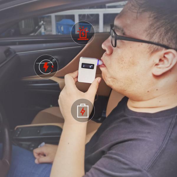 Quality OLED Fuel Cell Breathalyzer In Kenya For Polize Control Use for sale