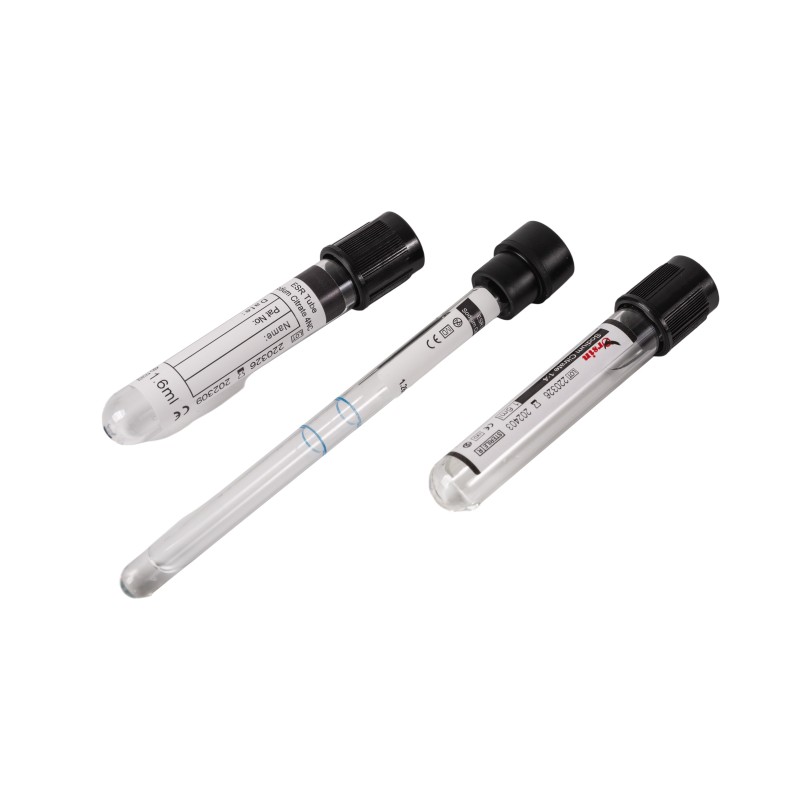 ESR , Sodium Citrate (1:4) 0.129 mol/L Sodium Citrate Glass PET Plastic Black 1-10ml Anticoagulant Erythrocyte sedimentation rate