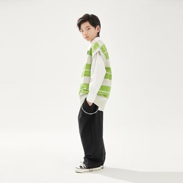 Quality 100% Cotton Sleeveless Children Sweater Vest Boys Tops for sale