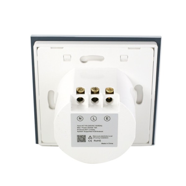 Quality OEM 16A Smart Wall Socket EU Smart Plug Socket 2.4GHz WiFi White for sale