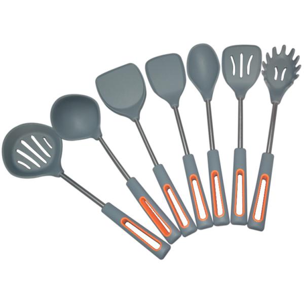 Quality Customized Silicone Spatula Kitchenaid Cooking Utensil Set 8 Pieces Eco Friendly for sale