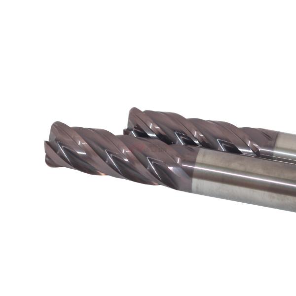 Quality 4 Flutes Corner Radius Cutter Solid Carbide Corner Rounding End Mill HRC60 for sale