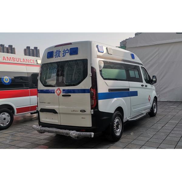 Quality White Ford Transit Ambulance 8 Seaters Gasoline Medical Ambulance for sale