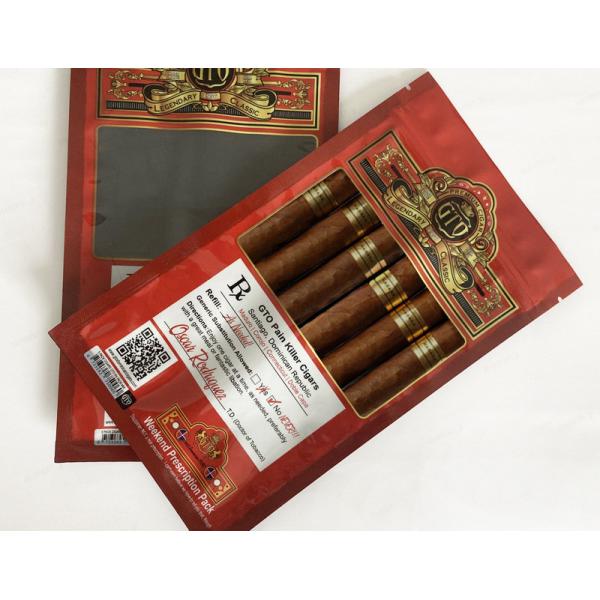 Quality Customized Cigar Moisturizing Packaging Bag With Customized Logo for sale