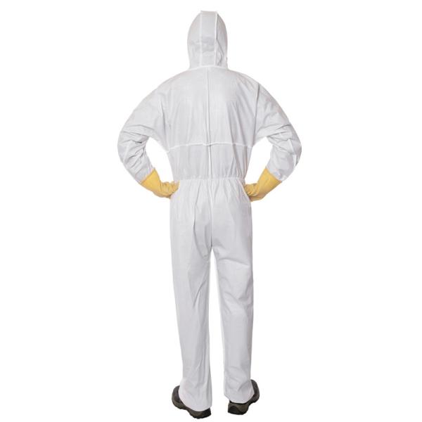 Quality CE ISO13485 Hooded Disposable Medical Coverall Abrasion Resistant for sale
