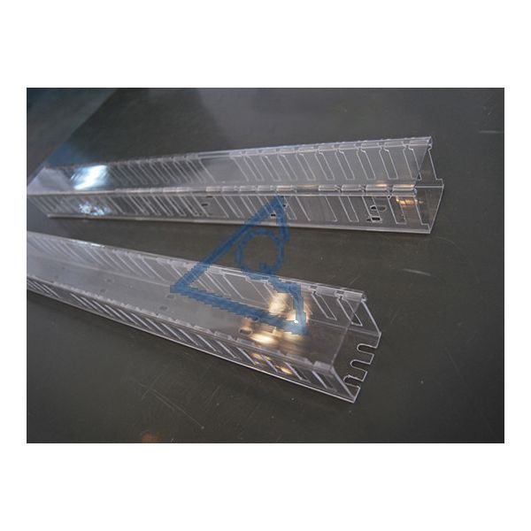 Quality Low Smoke And No Halogen Plastic Wiring Ducts / Panduit Plastic Wireway Flame Retardant for sale