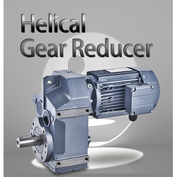 Quality OEM Parallel Shaft Helical Gear Reducer Gearmotor 1:80 Ratio For Bucket Elevator for sale