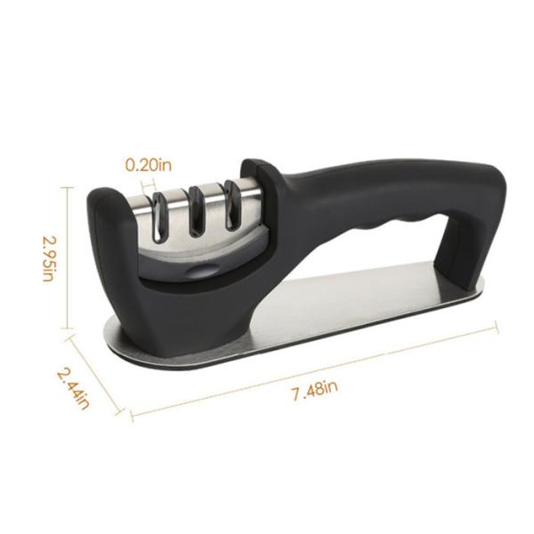 Quality Professional Portable Ceramic Knife Sharpener Stainless Steel Kitchen Tools for sale