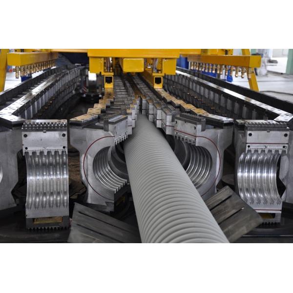 Quality PE / PP/ PVC Single Wall Corrugated Pipe Extrusion Line Large Output SBG-250 for sale