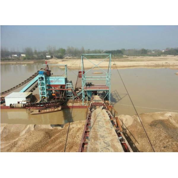 Quality Bucket Dredger 105.5kw Power High Capacity Dismountable Hull Structure for sale