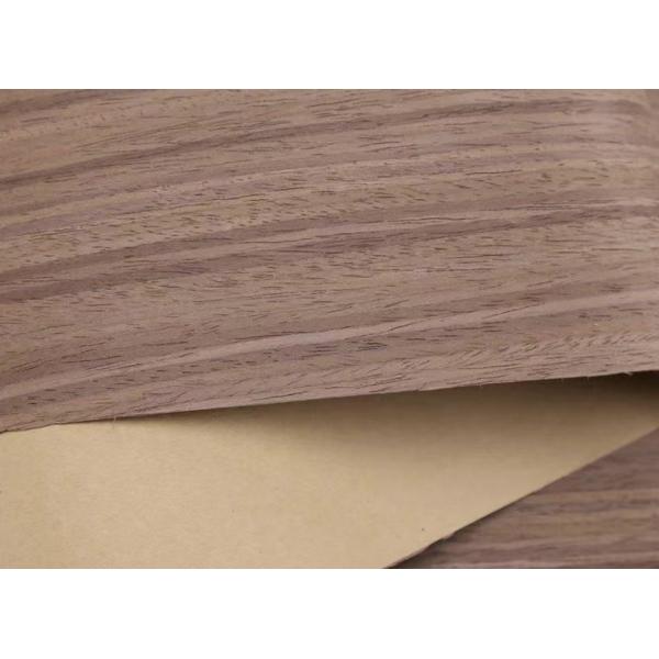 Quality Width 64cm Kraft Paper Wood Veneer Brown Wrapping Veneer 15C To 50C for sale
