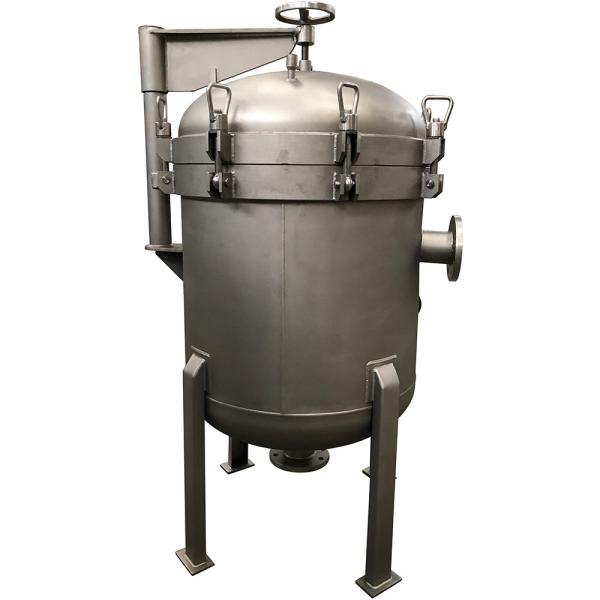 Quality DL4P2S Stainless Steel Vertical Industrial Bag Filters With PP Filter Bag for sale
