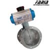china 3" 4" 6 Inch Pneumatic Stainless Steel Flanged Butterfly Valve