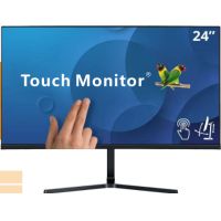 Quality 1080p IPS 24 Inch Multi Touch Screen Computer Monitor With Dual Hinge HDMI VGA for sale