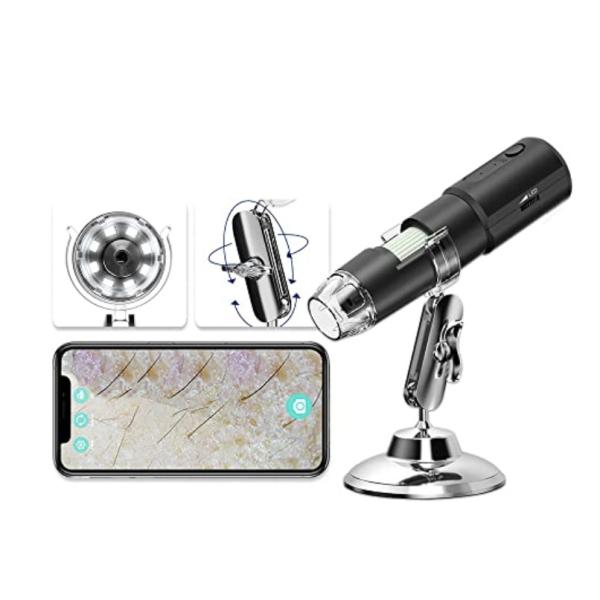 Quality 5x - 50x Digital Skin Camera Microscope Coaxial Focus LED Light Microscope for sale
