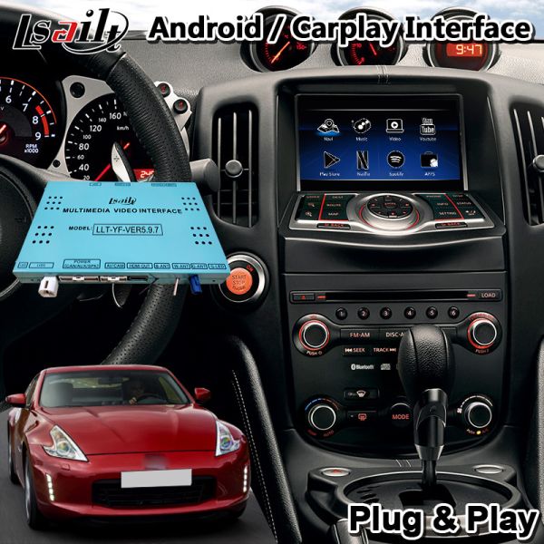 Quality Lsailt 4 64GB Android Video Interface Multimedia Carplay For Nissan 370Z for sale