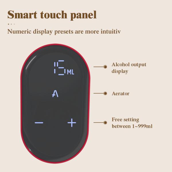 Quality Bar Smart Wine Dispenser 1200mah Automatic Whiskey Dispenser for sale