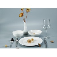 Quality Stackable 18Pcs Ceramic Dining Set With Spot Emboss for sale
