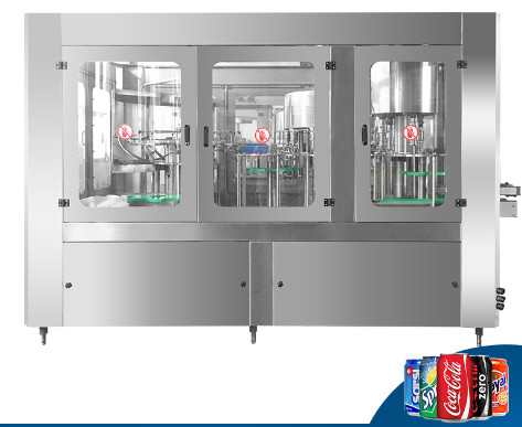 Quality 4000CPH 330ml Aluminum Can Filling Machine Small Scale For Beverage for sale