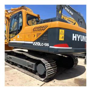 Quality Shanghai Used Hyundai 220 LC 9S with 1.03m3 Bucket Capacity and Original for sale