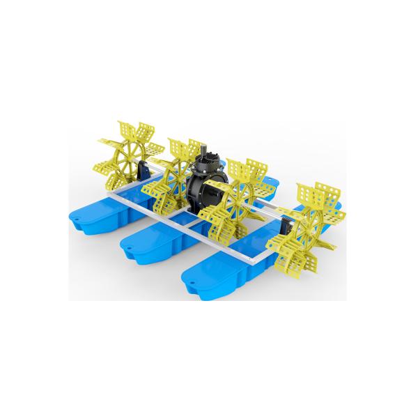 Quality 1hp 0.75KW Pond Paddle Wheel Aerator Aquaculture Aerator for sale