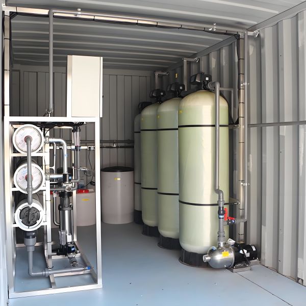 Quality 99% Salt Rejection Containerized Reverse Osmosis System 100 - 1000m3 Capacity for sale