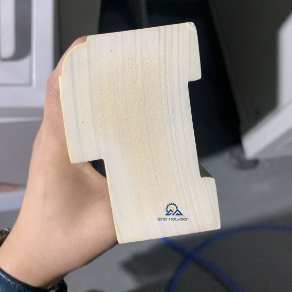 Quality Double Screw Counter Rotating Conical Twin Screw WPC Door Frame Manufacturing Machine for sale