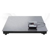 Quality AC/DC Floor Scale With Grey/Yellow Platform 1.5m*1.5m/5000kg Capacity for sale