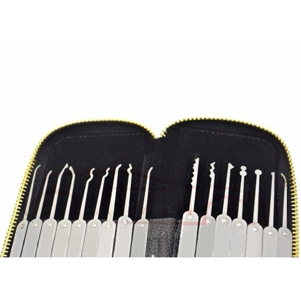 Quality 16-Piece Single Hook Key Pulling Tool Set Lock Pick Recommended by Professional for sale