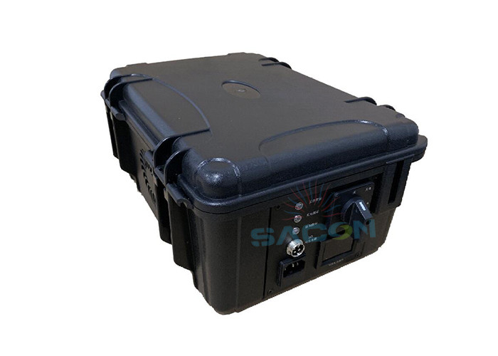 Quality UAV Drone Signal Jammer Box Type Easy Operation With Built In Antennas for sale