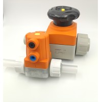 Quality Durable Plastic Diaphragm Valves UPVC True Union End Connection for sale