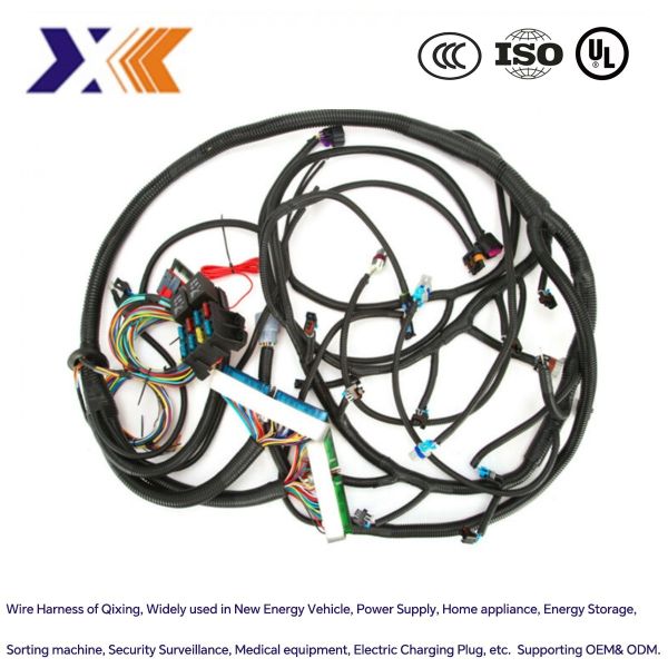 Quality Customized Length External Wiring Harness For Construction Machinery Wire Cable for sale