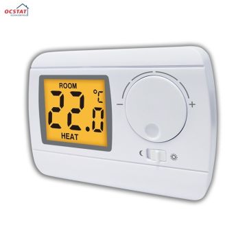 Quality Riseem RoHS 24V AC LCD Display Thermostat For Bolier Temperature Controller for sale