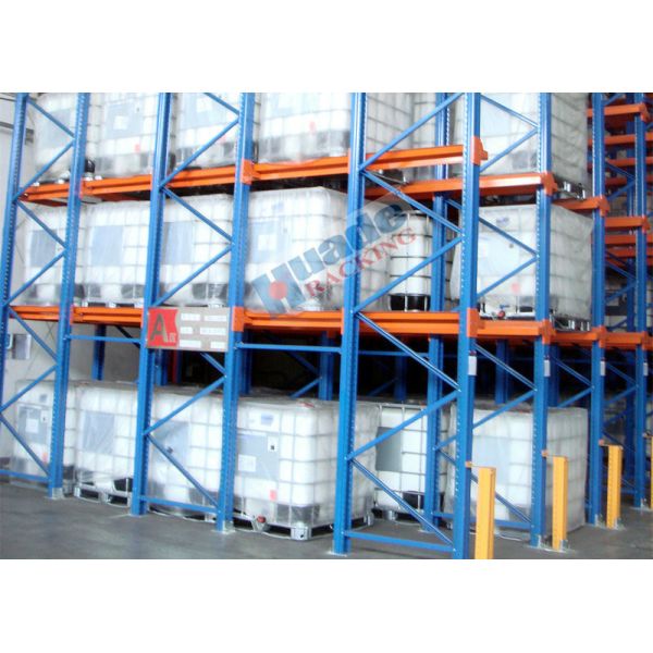 Quality Roll Forming Food Companies Drive In Storage Warehouse Racking Shelves for sale