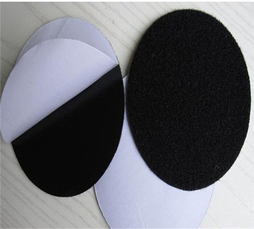 RTS 13MM diameter coins 30% nylon 70% polyester hook and loop with adhesive dots with clear liner for amazon selling online