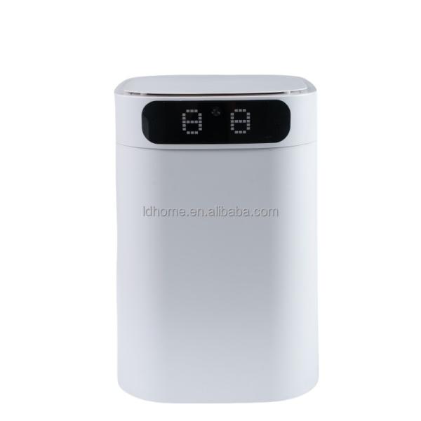 Quality Electronic Household Trash Can ABS Smart Bathroom Trash Can Portable for sale