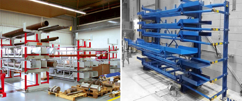 Manual Telescopic Cantilever Rack