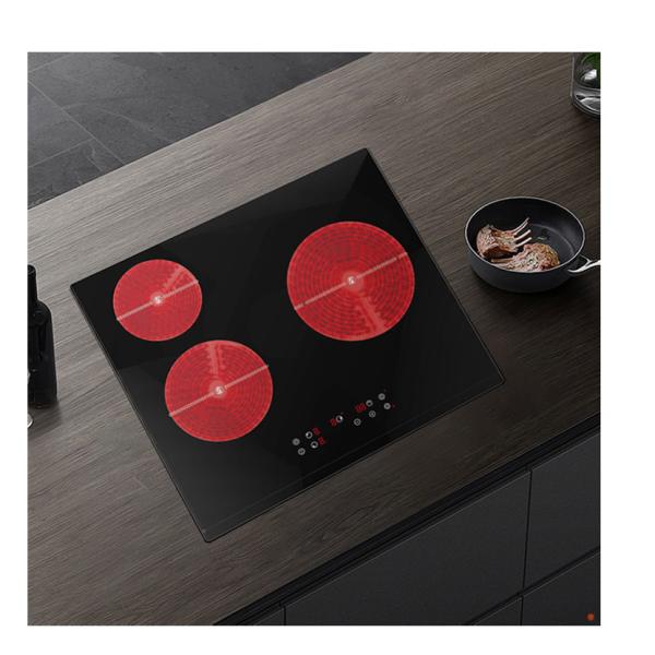 Quality Impact Resistant Touch Control Ceramic Hob Stove 5200W Countertop Hidden for sale