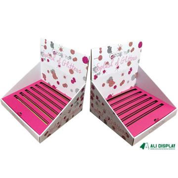 Quality Divider PDQ Display Box Makeup 350mm Cardboard Countertop Displays for sale