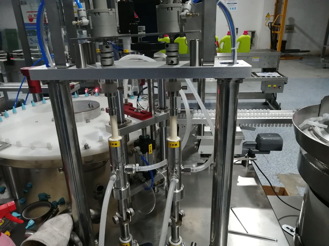 Automatic Table Topfilling Machine Cosmetic Cream Jar Liquid Filling Capping and Labeling Machine