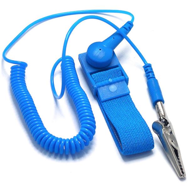 Quality 10mm Snap Leko Elastic Anti Static ESD Wrist Strap Band With Wireless Custom for sale