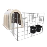 Quality Cattle Livestock Farm Equipment PE Calf Housing Hutch 4-5mm Thickness for sale