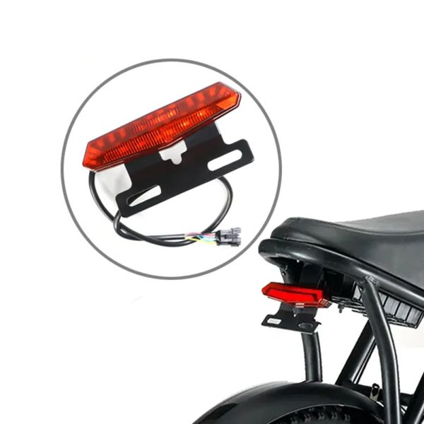 Quality OUXI V8 electric bicycle original parts headlights taillights steering rear lights number plate bracket ebike conversion kit for sale