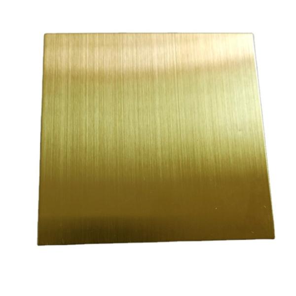 Quality Hairline HL 304 Stainless Steel Decorative Sheet Rose Gold Blue Golden for sale
