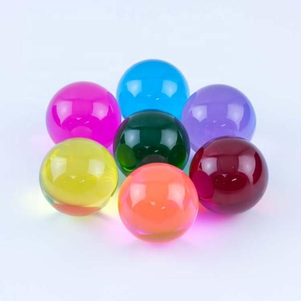 Quality dia18mm -dia200mm Acrylic Resin Ball Large Clear Contact Juggling Ball for sale