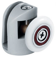 Quality Single Wheel 5mm Width Plastic Sliding Door Rollers For All Shape Glass Door for sale