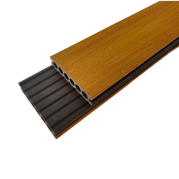 Quality Teak No.1 External Super Waterproof WPC Decking Flooring Outdoor 140x25mm for sale